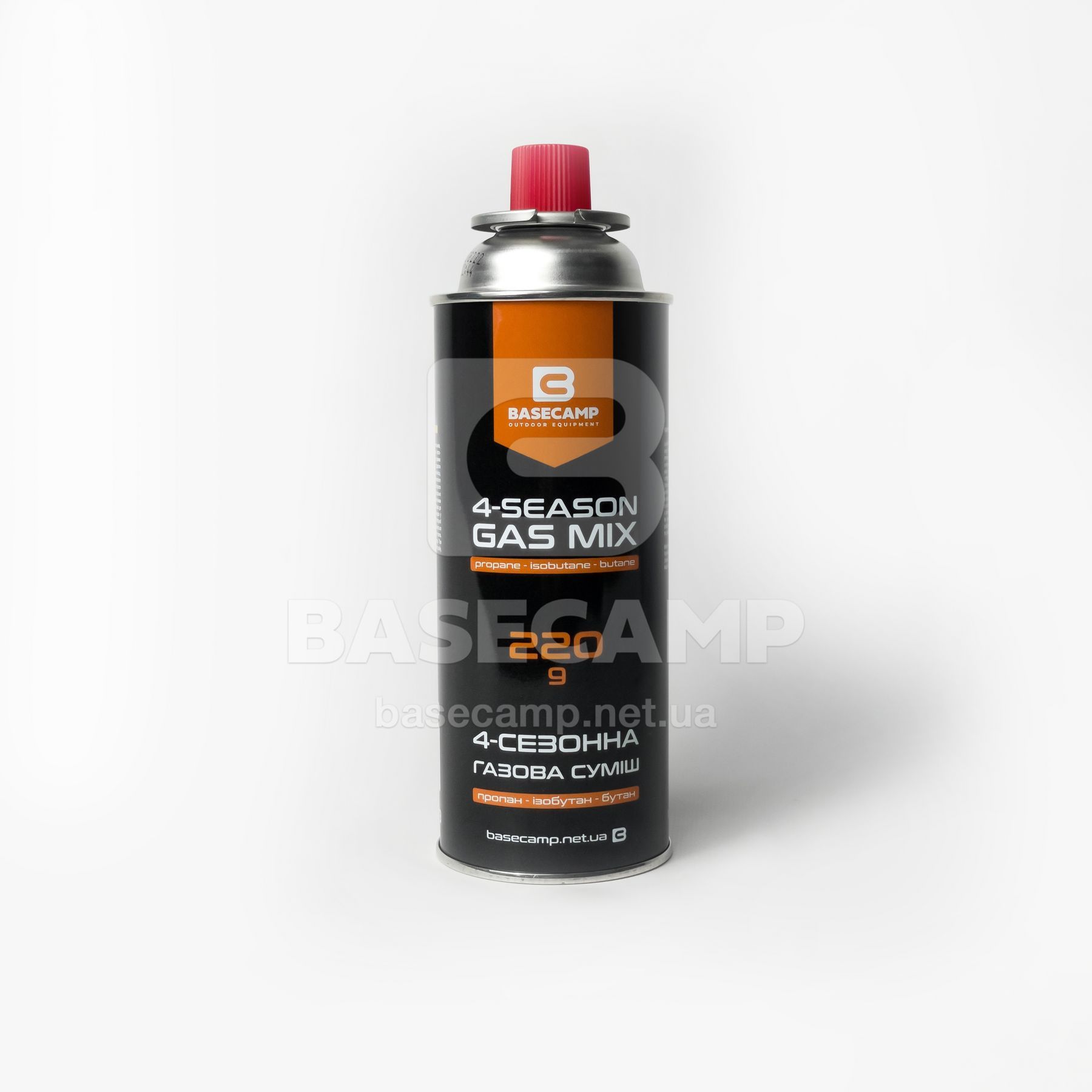 Газовий балон BaseCamp 4 Season Gas 220 г (BCP 70200) | Купуйте ...